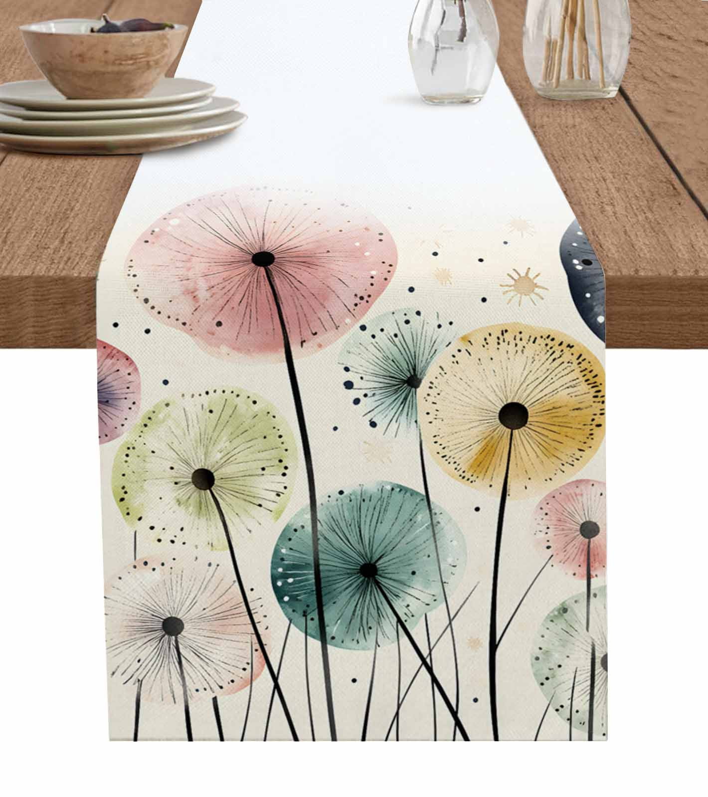 Hokiten Table Runners 60 Inches Long Dress Scarves, Vintage Spring ...