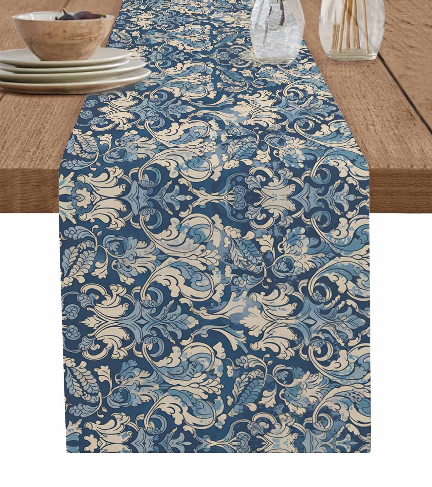 Hokiten Table Runners 72 Inches Long Dress Scarves, Boho Ethnic ...