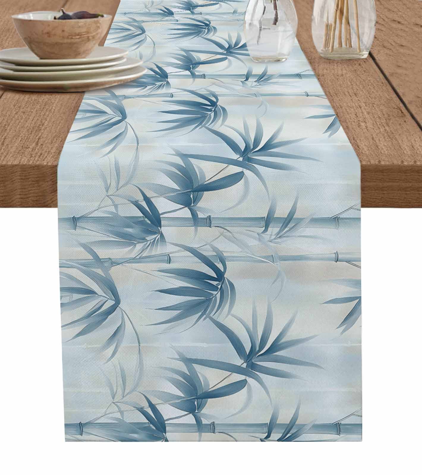 Hokiten Table Runners 72 Inches Long Dress Scarves, Vintage Botanical ...