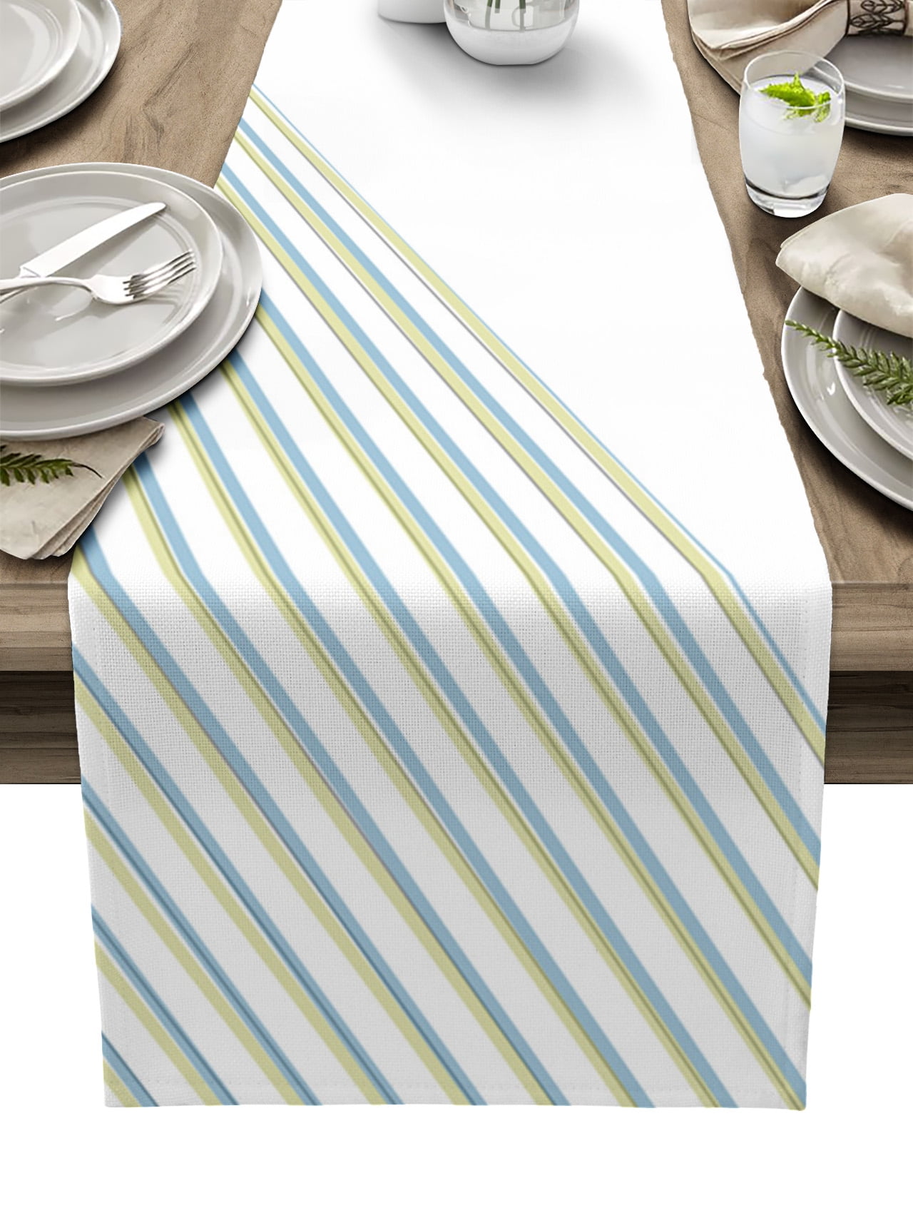 Hokiten Table Runners 90 Inches Long Dress Scarves, Abstract Stripes ...