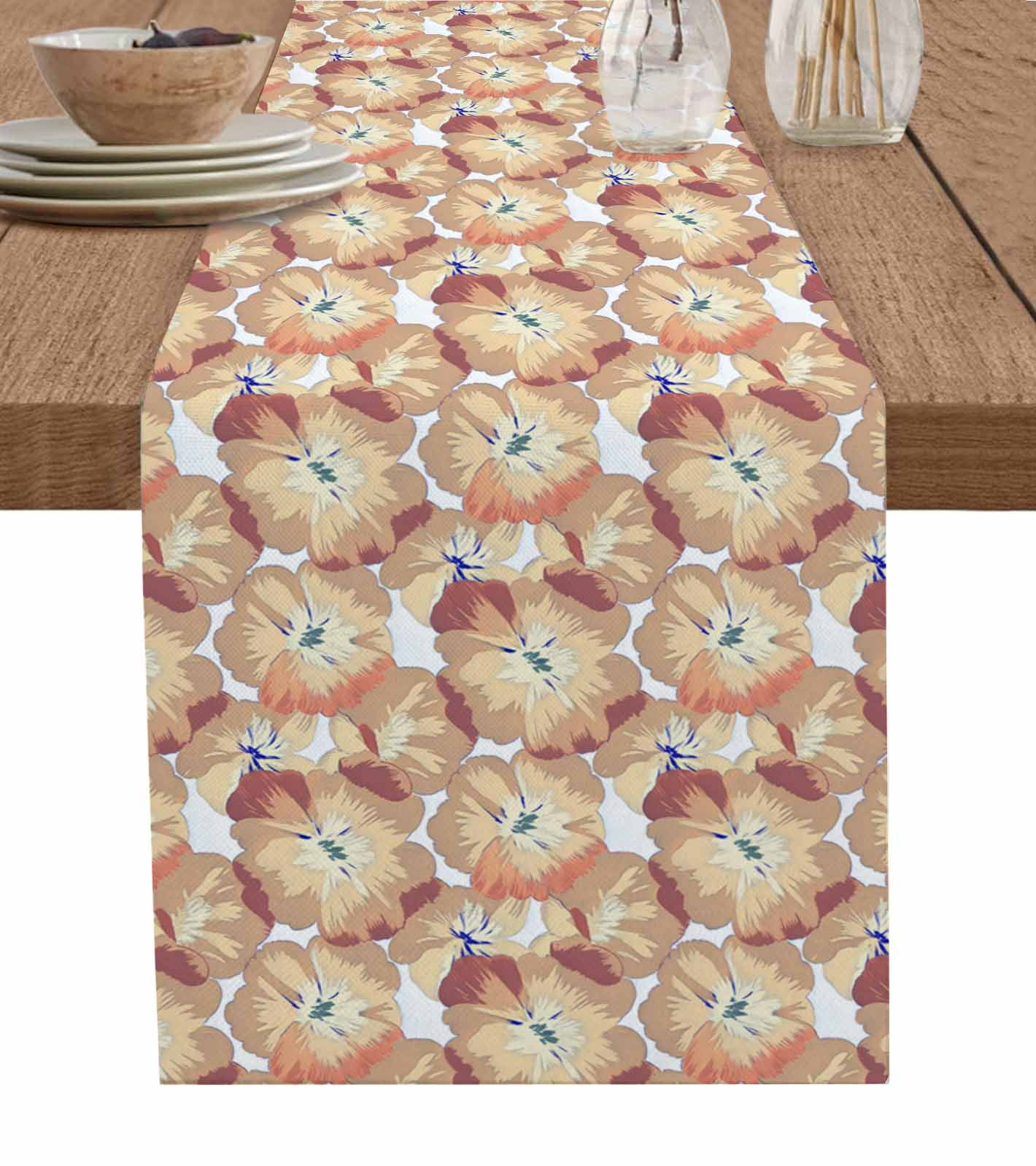 Hokiten Table Runners 90 Inches Long Dress Scarves, Spring Orange ...