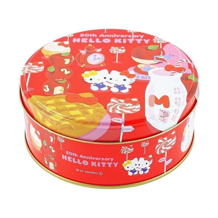 Hokka Hello Kitty 50th Anniversary Biscuit Tin 2.11oz/(60g) - Walmart.com
