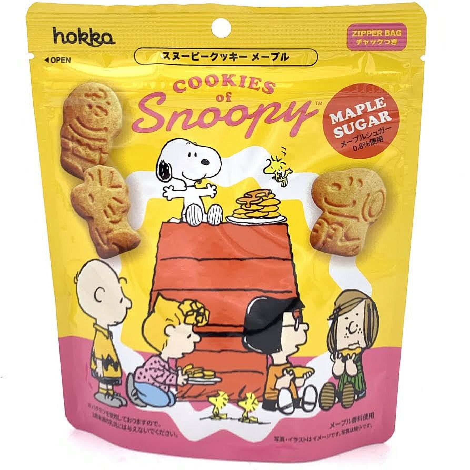 Hokka Snoopy Cookies Maple Bag 1.93oz/55g - Walmart.com