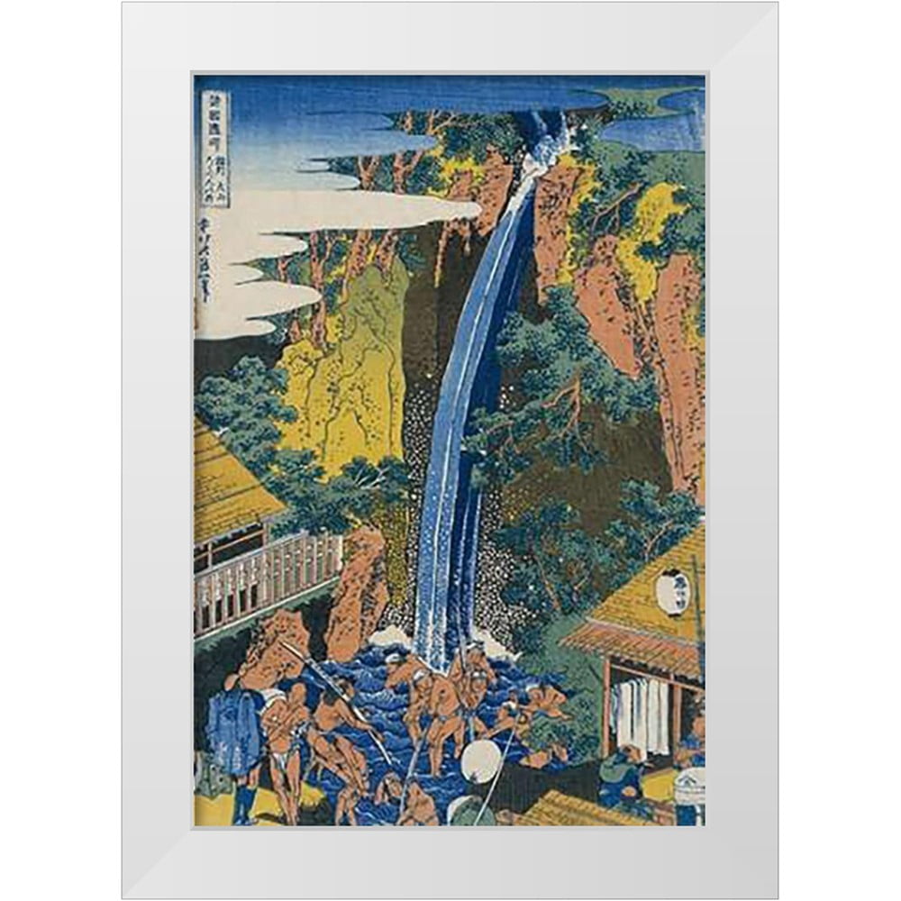 Hokusai 11x14 White Modern Wood Framed Museum Art Print Titled - Roben ...