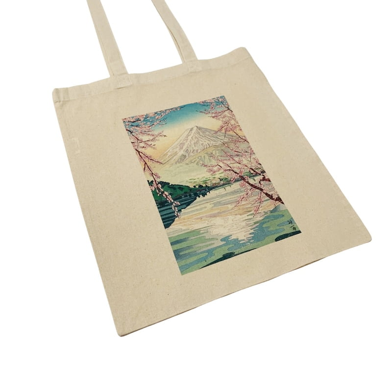 Hokusai Mt Fuji Views Tote, Japanese Art, The Great Wave Inspired ...