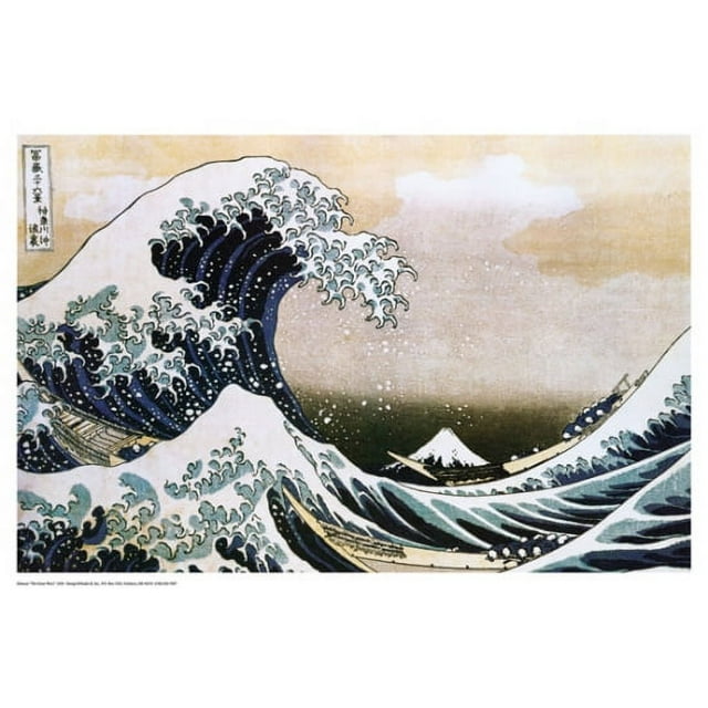 Hokusai The Great Wave Poster (36 x 24) - Walmart.com