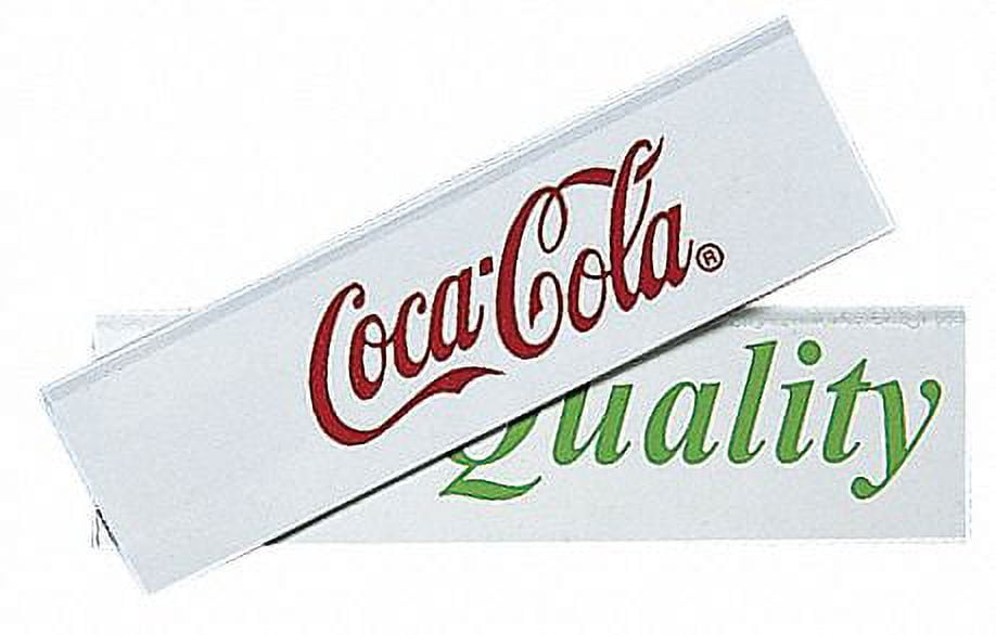 Hol-Dex LblHldr,Clear/White,Smooth,Slide-In,PK6 361256 - Walmart ...