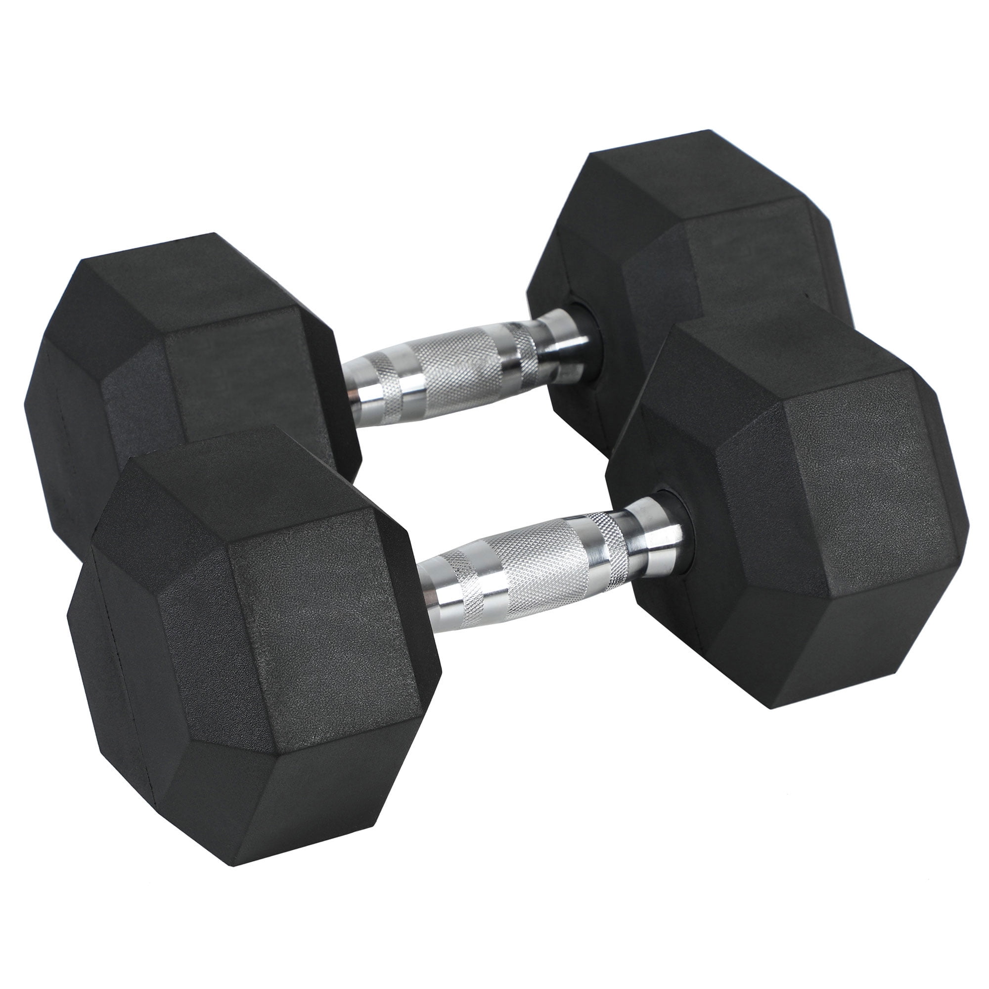 HolaHatha Iron Hexagonal Cast Home Exercise Dumbbell Free Weight, 45 ...