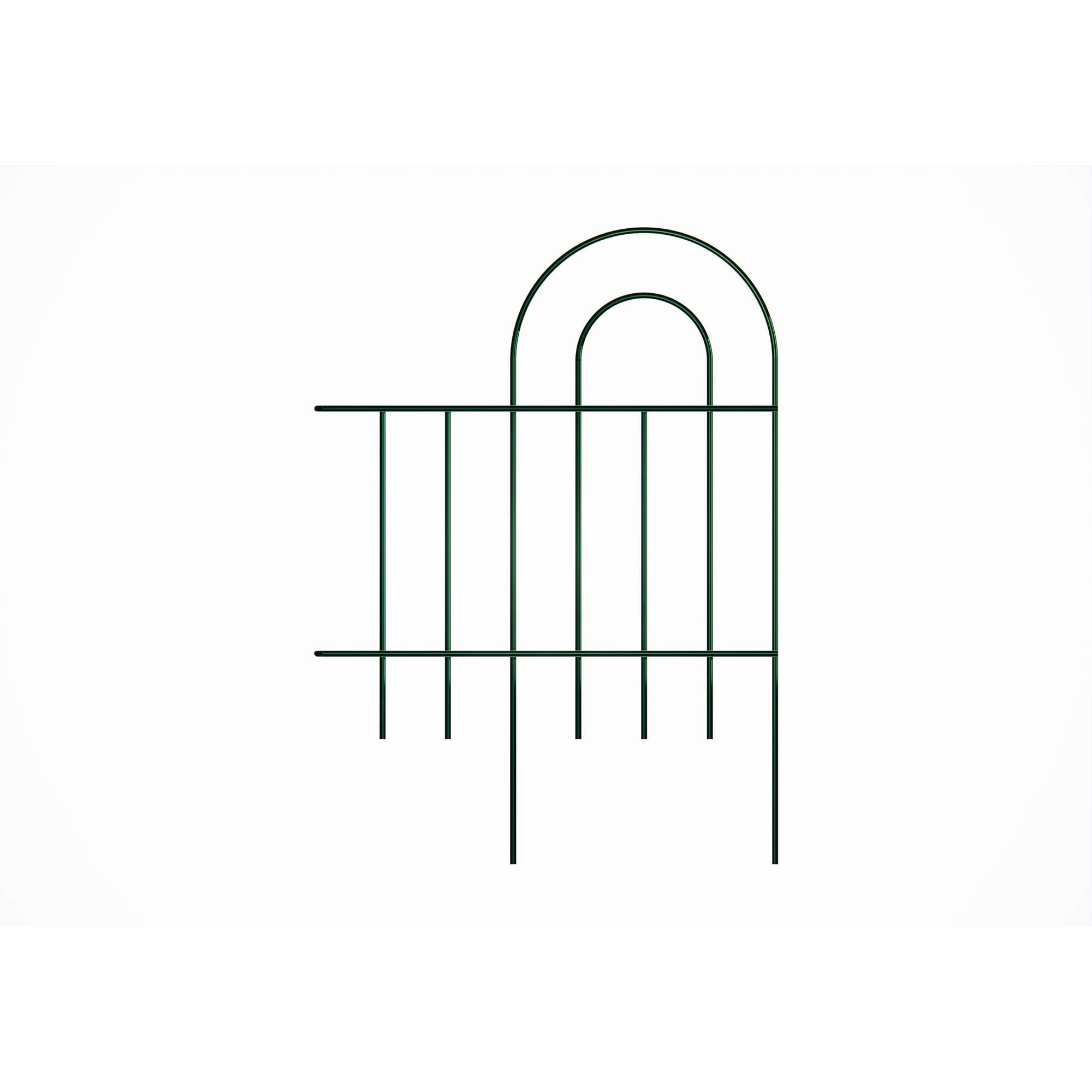 Holaki 14 Panels Decorative Outdoor Garden Fence 24in(H) X 20.4ft(L ...