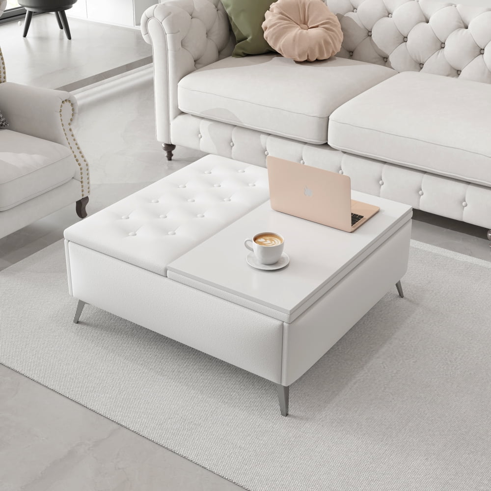 Holaki 35" Lift Top Coffee Table/Storage Ottoman Bench,Multi-Function ...