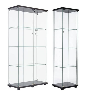 MoNiBloom Modern 68" 5-Tier Transparent Display Cabinet with Acrylic ...