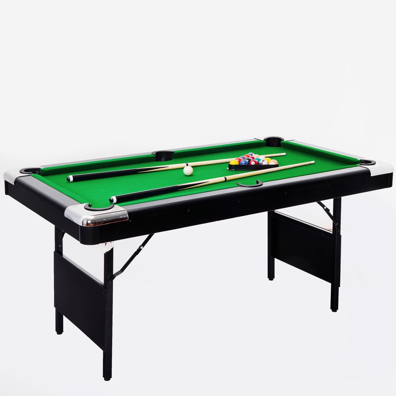 Holaki 6.2 FT Billiards Table, Portable Pool Table, Includes Full Set ...