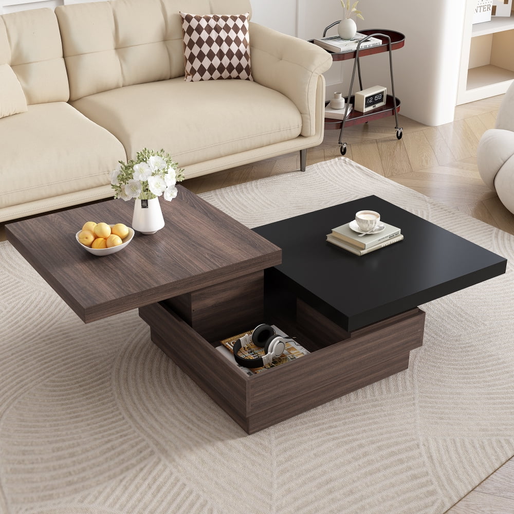 Holaki Coffee Tables,Movable Coffee Tables,Wood Square Center Table ...
