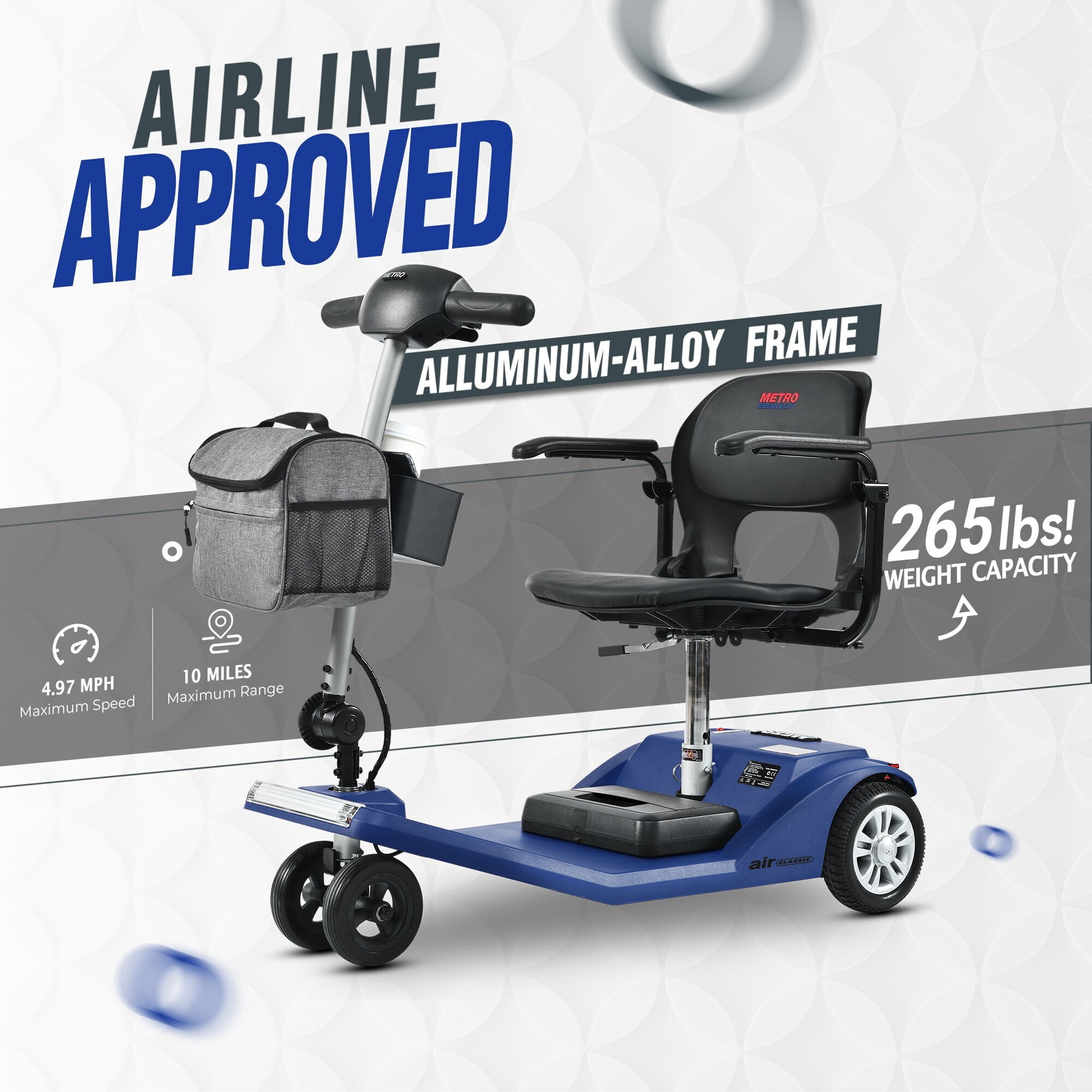 Holaki Folding Mobility Scooters, Lightweight Electric Mobility Scooter ...