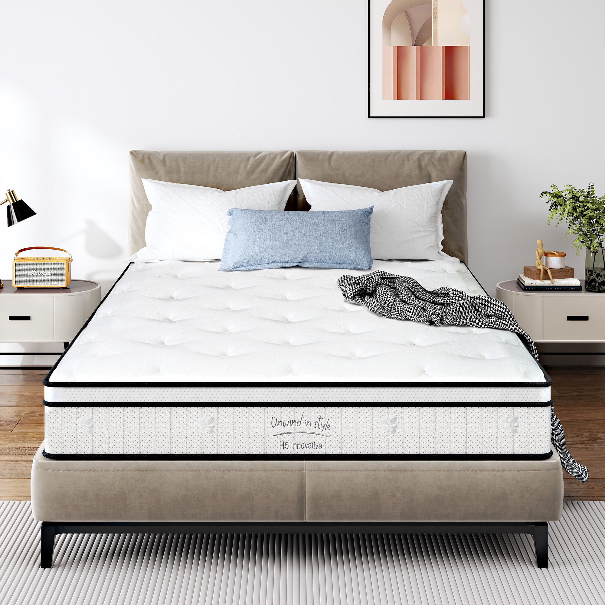 Holaki Full Size Mattress, 12 Inch Full Hybrid Memory Foam Mattress in ...
