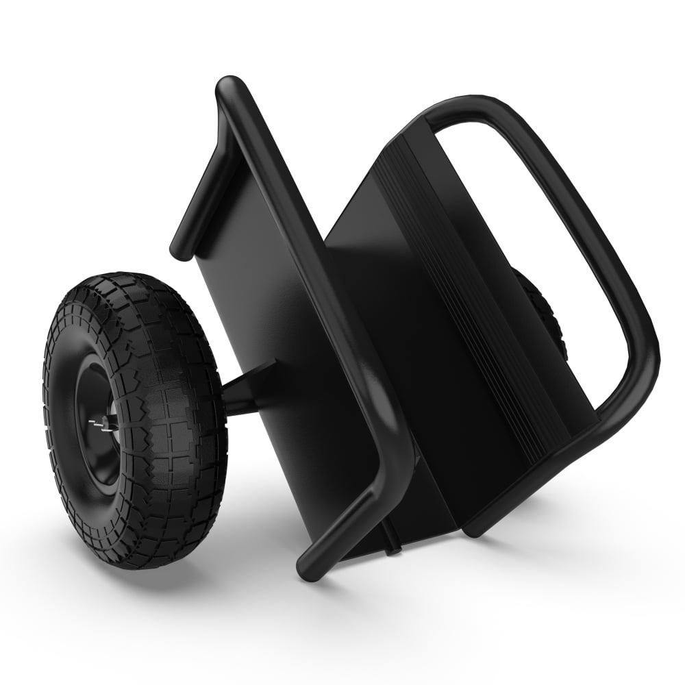 Holaki Heavy-Duty Panel Dolly with 10-Inch Solid Rubber Tires, All ...