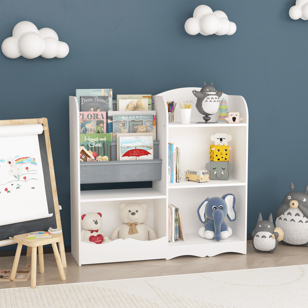 Holaki Kids Bookcase and Bookshelf,Multifunctional Bookcase with 3 ...