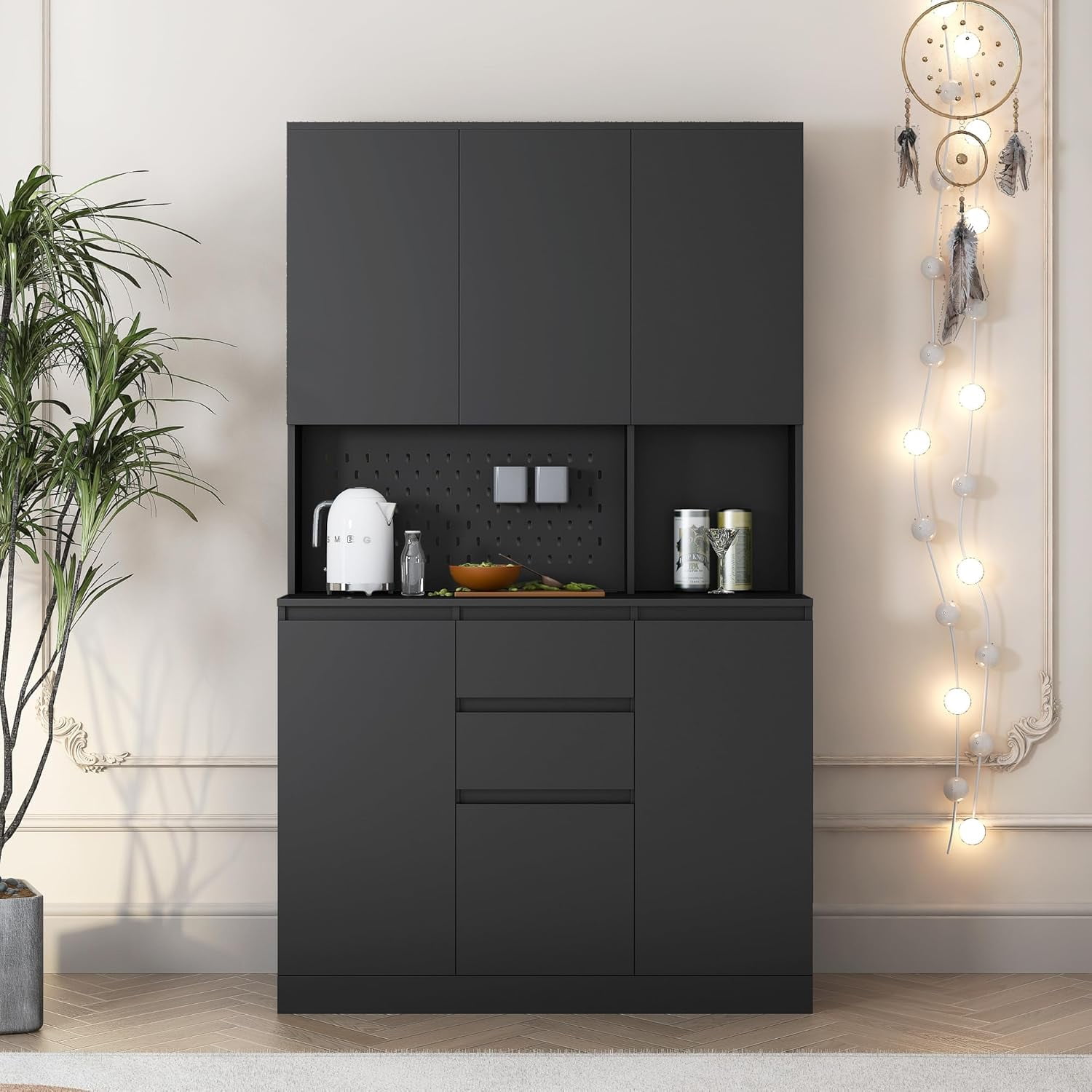Holaki Kitchen Pantry Storage Cabinet,Modern Freestanding Pantry ...