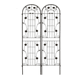 Holaki Metal Garden Trellises Multi-Pack, Tall Rustproof Climbing Plant ...