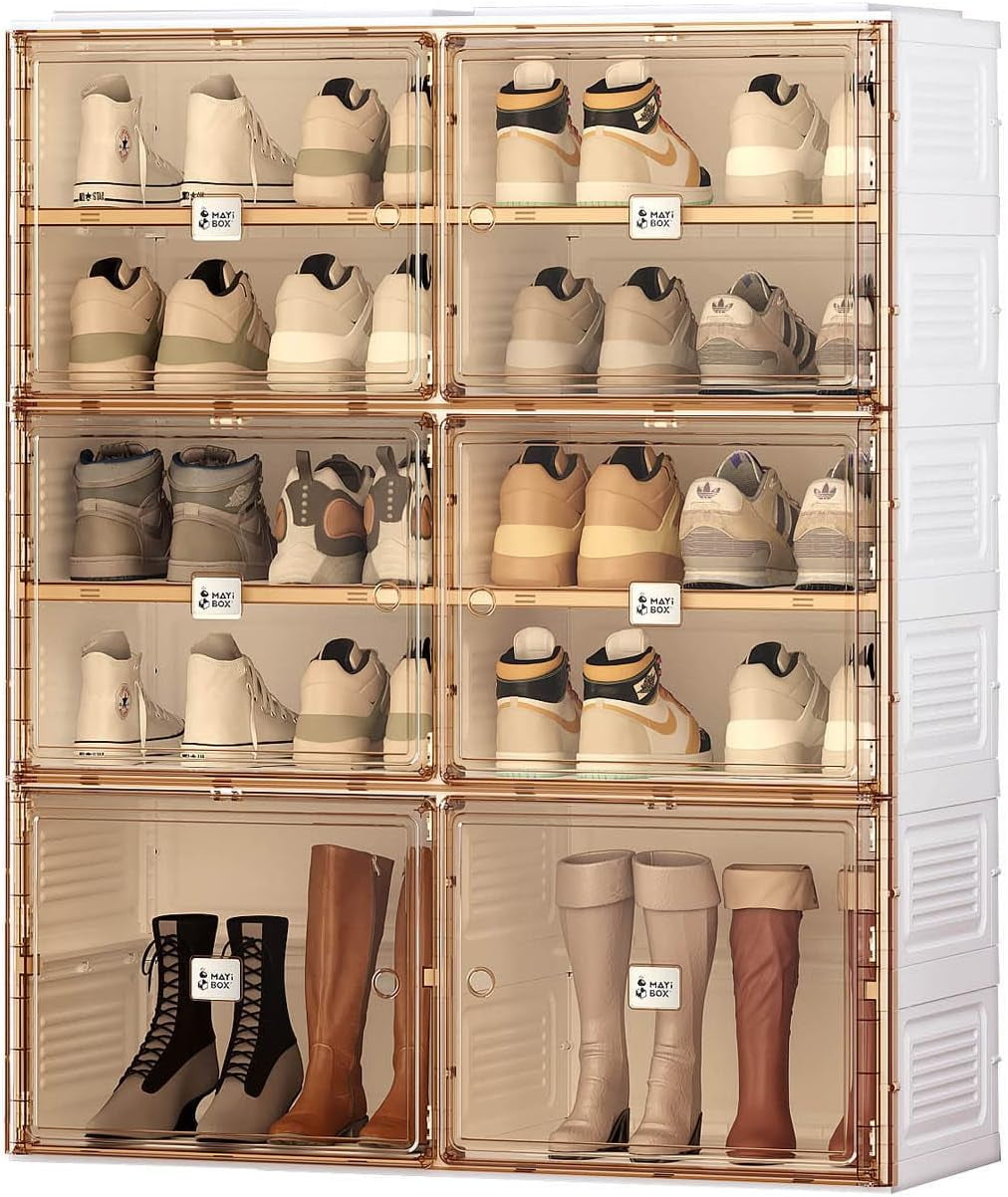 Holaki Portable Shoe Rack Organizer, Stackable Sneaker Storage Shoe ...