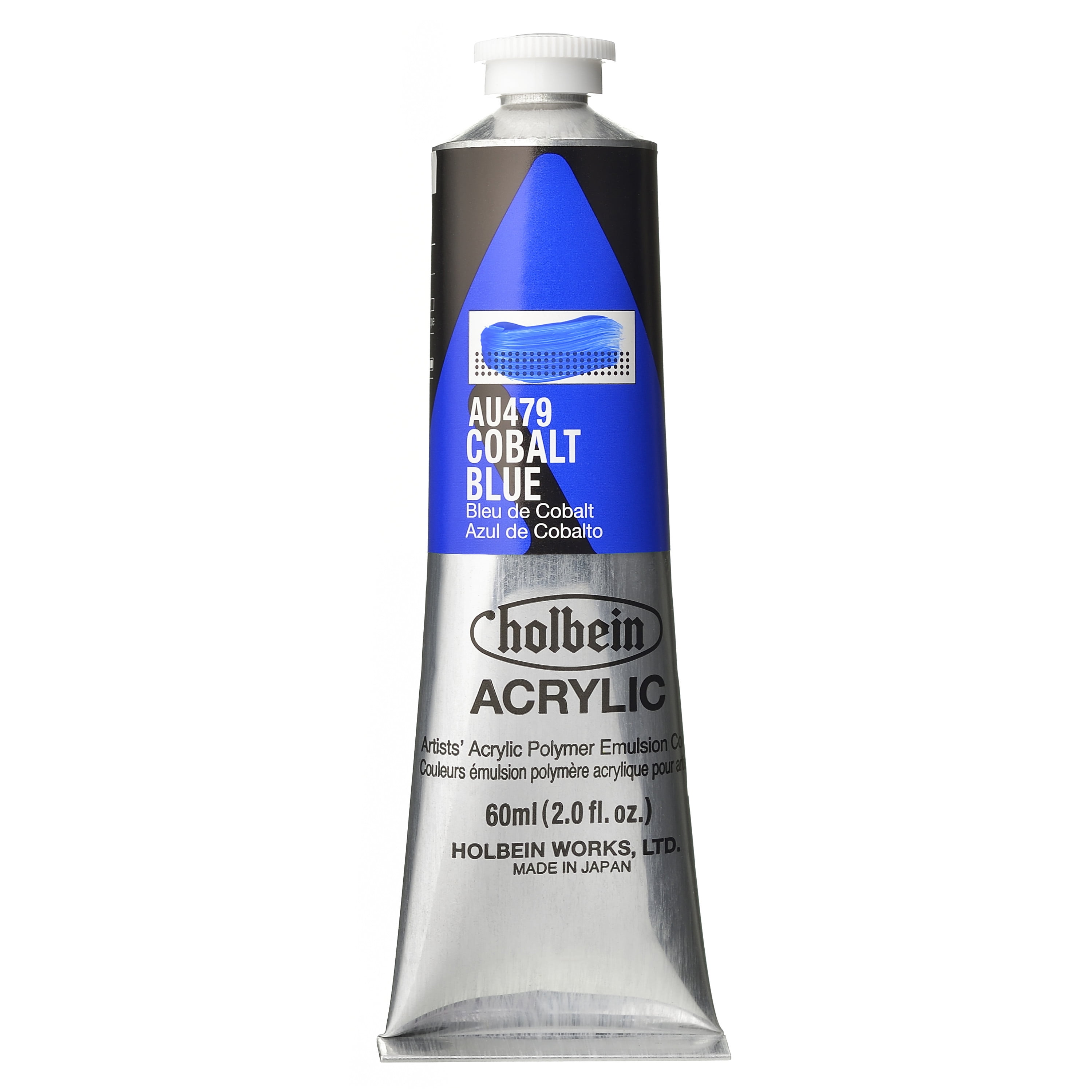 Holbein Artist Heavy Body Acrylic Color, 60ml, Cobalt Blue - Walmart.com