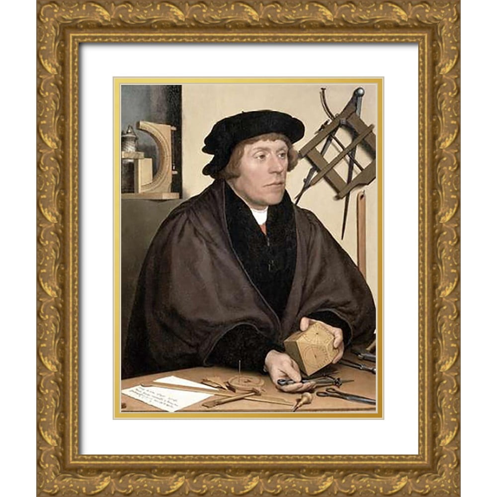 Holbein, Hans 26x32 Gold Ornate Wood Framed with Double Matting Museum ...