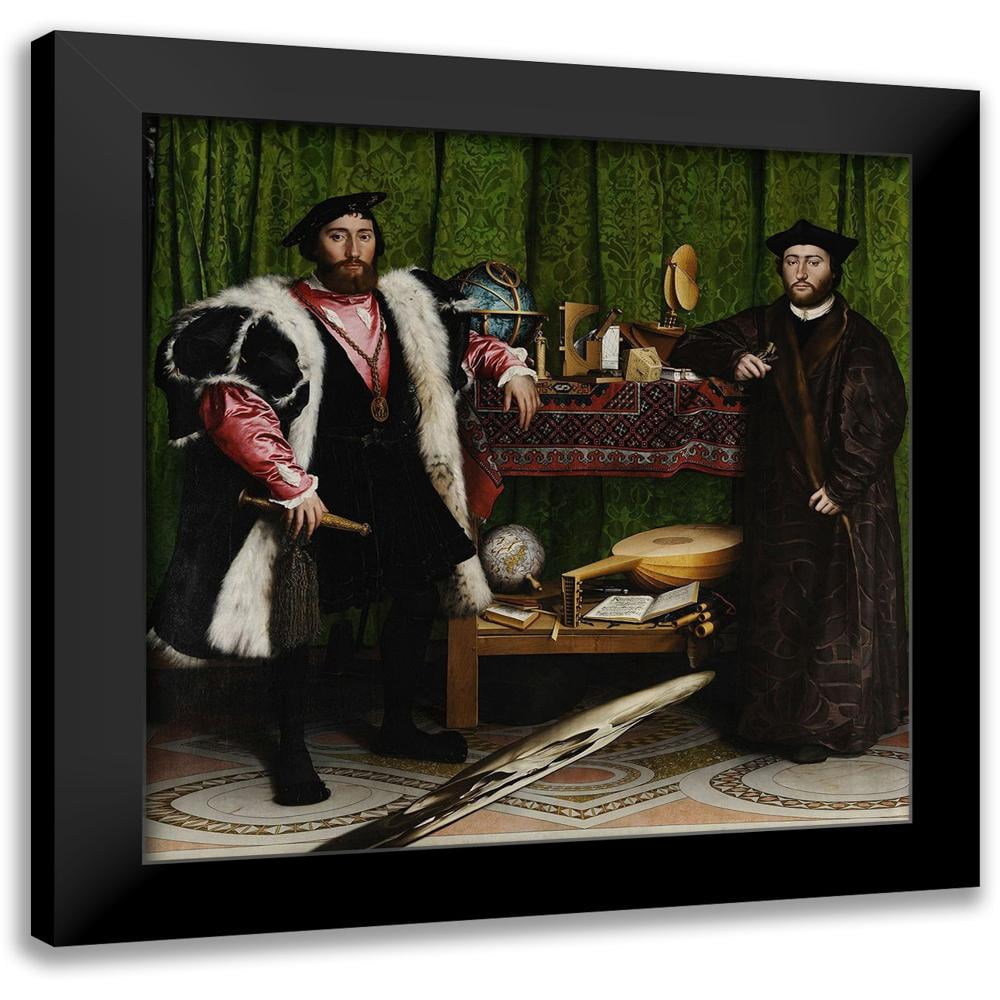 Holbein the Younger, Hans 20x20 Black Modern Framed Museum Art Print ...