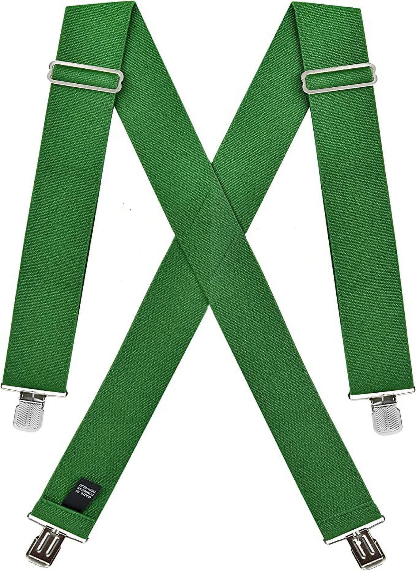 Hold'Em Elastic Suspenders for Tall Men, Heavy Duty Utility Clips, 2 ...