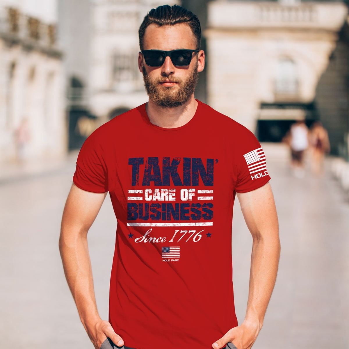 Hold Fast TakinCare Of Business USA Unisex T-Shirt - Walmart.com