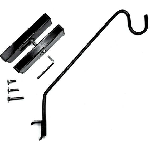 Hold It Mate Heavy Duty Hanging Plant Bracket, Multi-Use Deck Railing ...