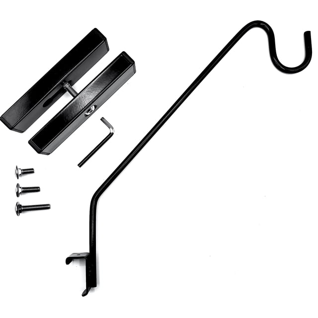 Hold It Mate Heavy Duty Hanging Plant Bracket, Multi-Use Deck Railing ...