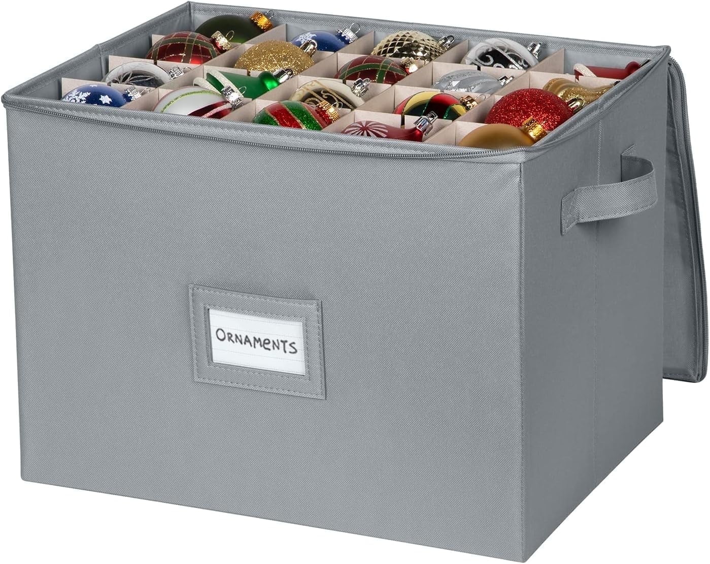 "Walmart Christmas Ornament Storage Box - Durable 600D Container for 80 ...