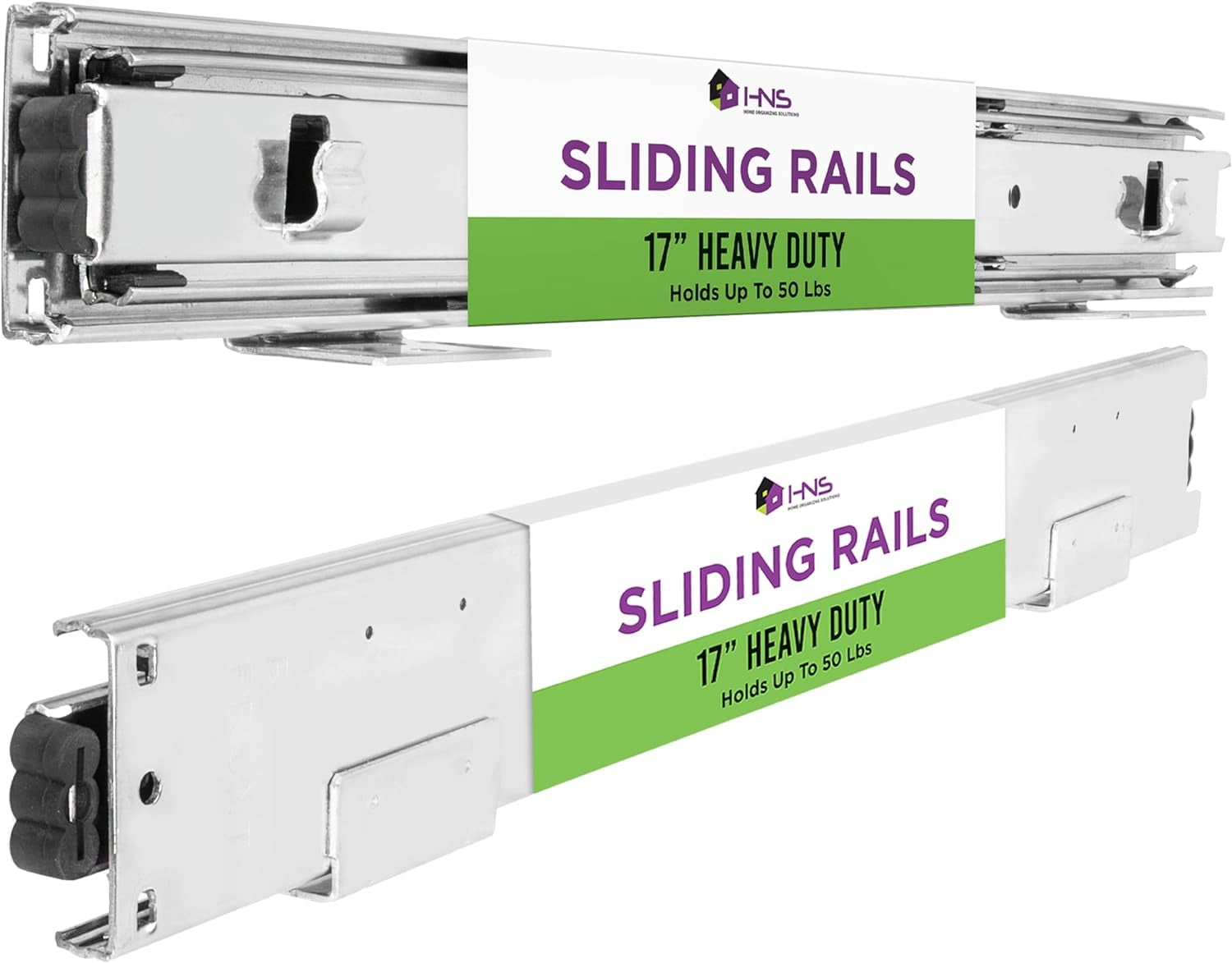 Hold N’ Storage Sliding Rails Pair of Heavy Duty Drawer Rails with ...