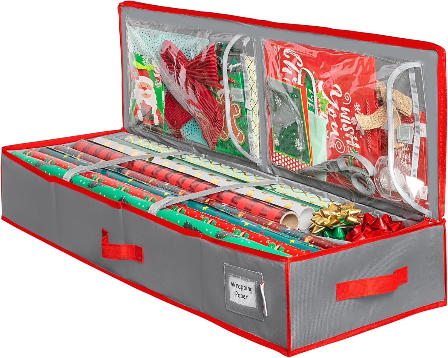 Hold N' Storage Wrapping Paper Storage Container. Fits up to 27 Rolls 1 ...