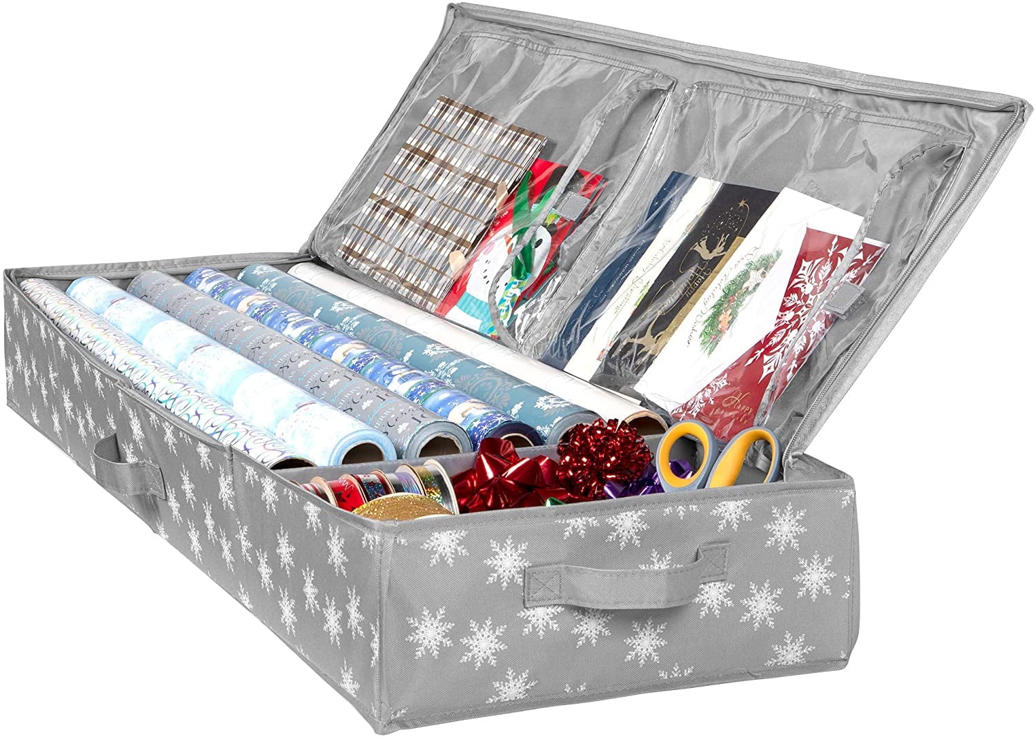 Hold N' Storage - Wrapping Paper Storage Organizer Bag - Fits up to 40 ...