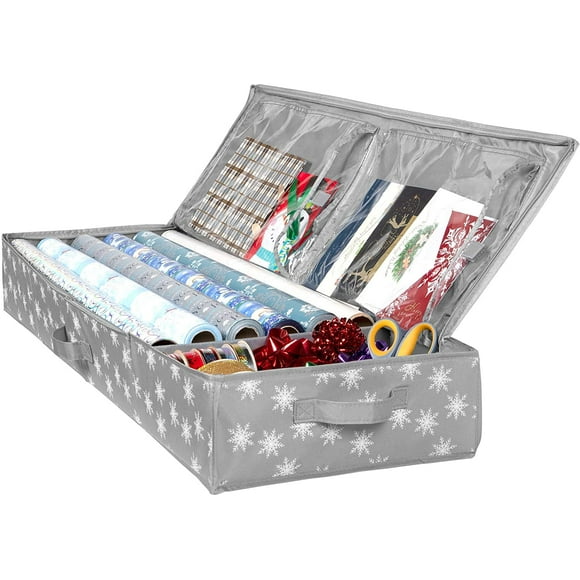 Hanging Gift Wrap Organizer