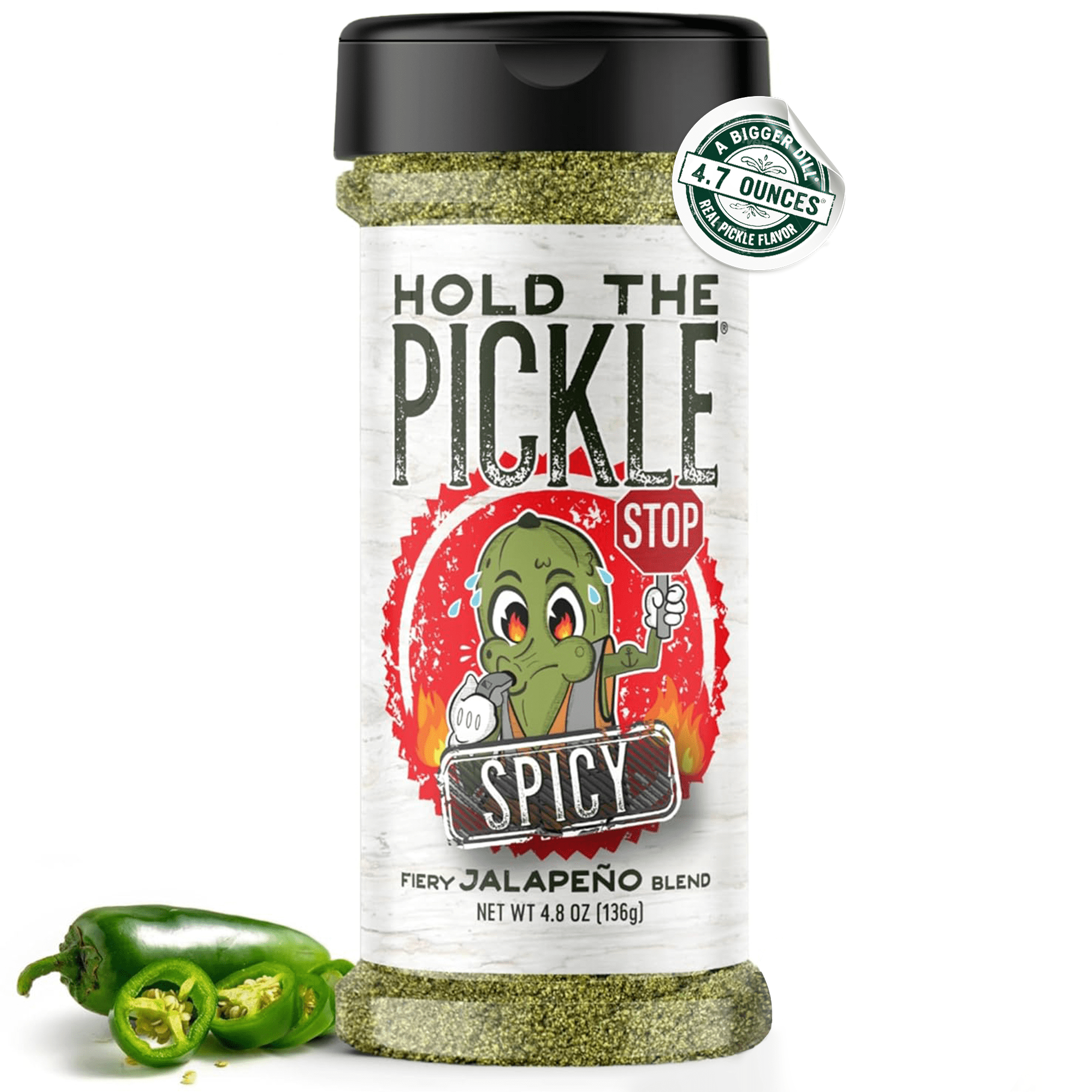 Hold The Pickle Spicy Dill Pickle Seasoning, 4.8 Oz, Vegan, Gluten-Free ...