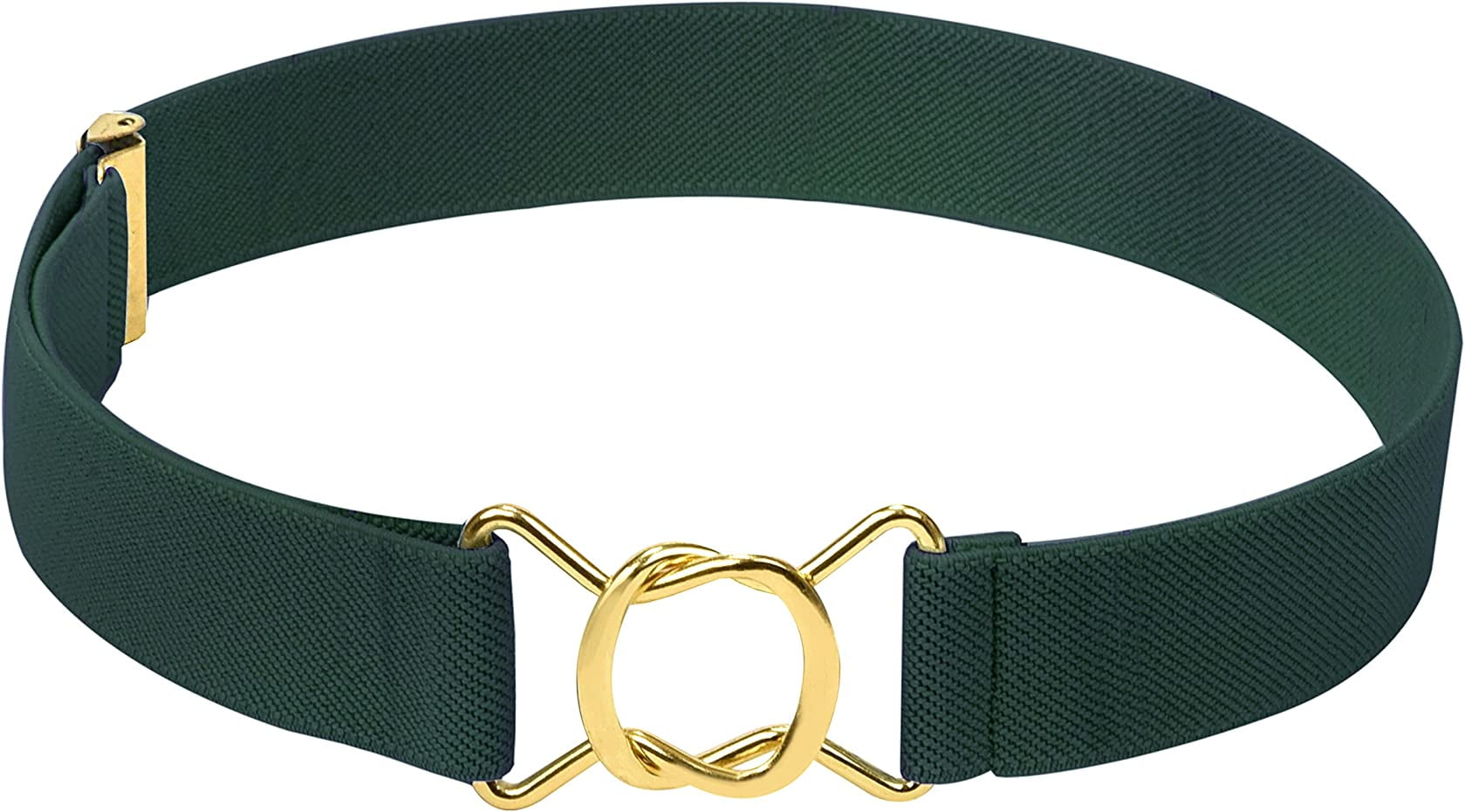 Hold’em Belts for Boys Brass Twisted Toddler Stretch Elastic Buckle ...