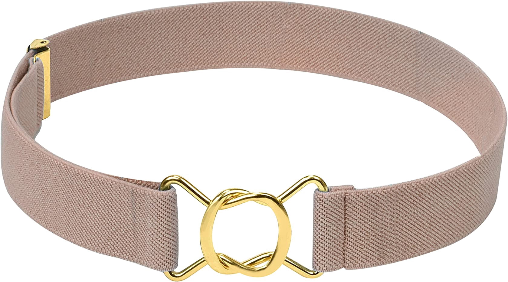 Hold’em Belts for Boys Brass Twisted Toddler Stretch Elastic Buckle ...