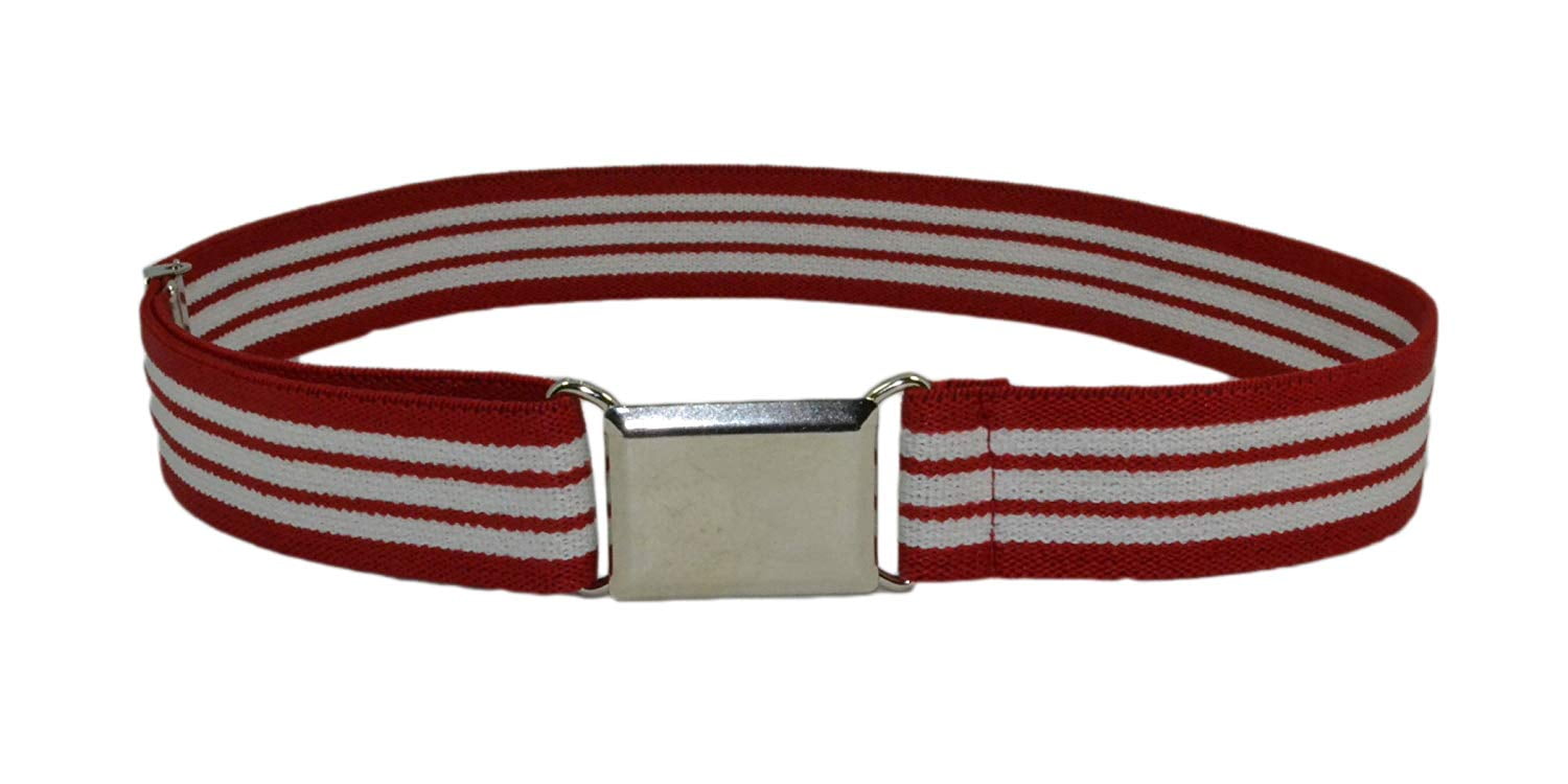 Hold'Em Kids Toddler Elastic Adjustable Belt - Striped Red and White ...