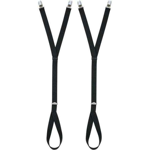 Hold'em Men Premium Shirt Stays Ultra Soft Elastic No Slip Metal Pin Clip Strap - Stirrup ...