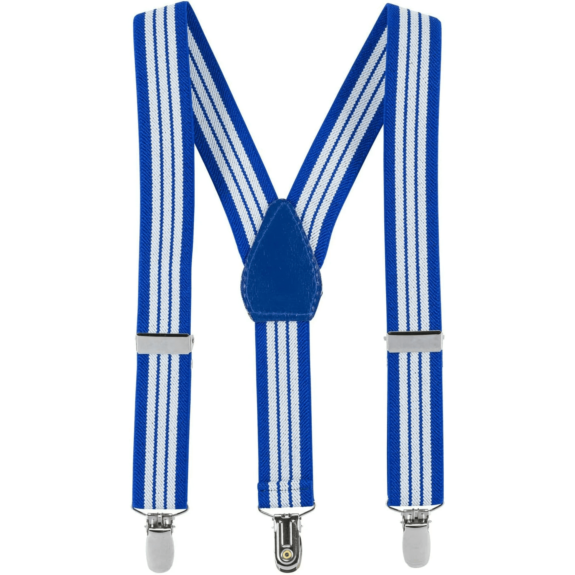 Hold’em Suspenders for Boys and Baby-Leather Metal Clip - Royal Blue ...