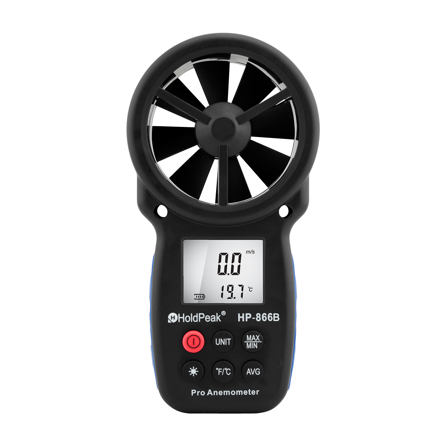 8 in 1 Handheld Digital Anemometer Wind Speed/Temperature/Humidity/Wind ...