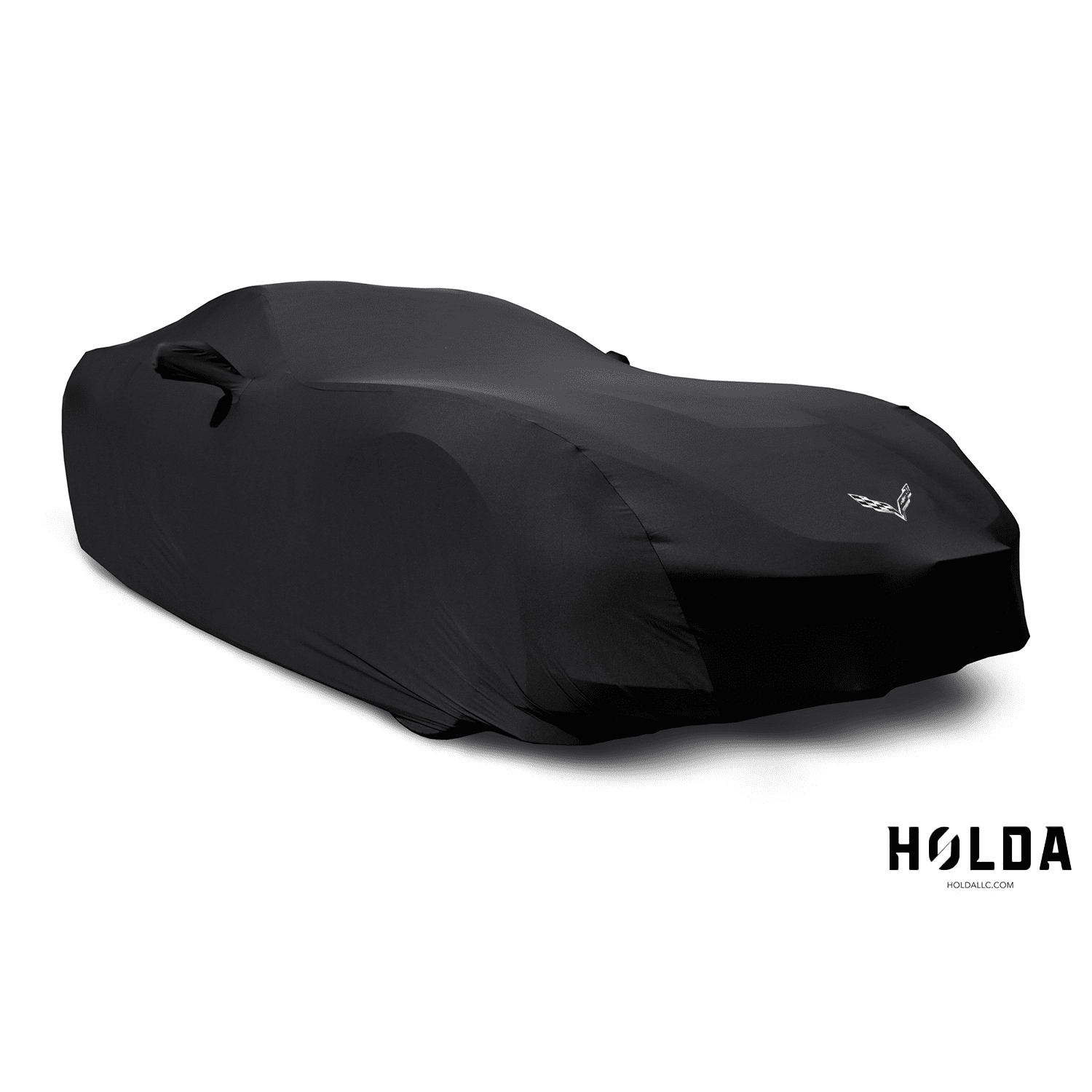 Holda HM3UVJ SuperStretch Black Custom Car Cover for C7 Corvette with ...