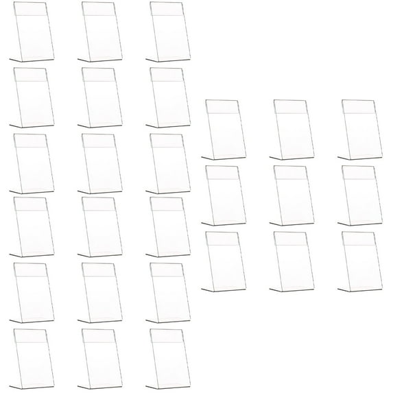 Holder Acrylic Sign Stand Holders Display Document Poster Tabletop Mini ...