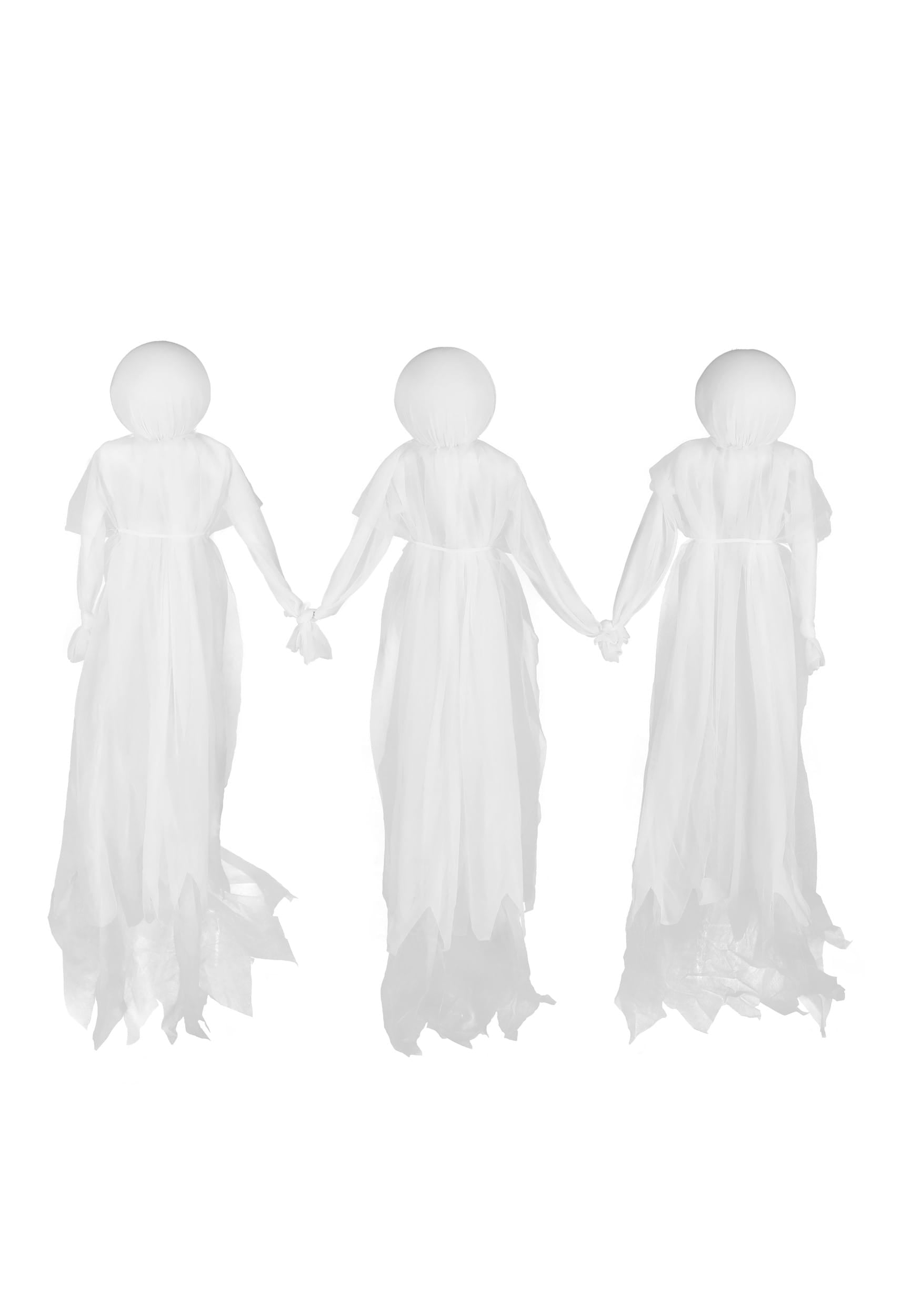 Holding Hands White Ghosts Light Up Prop Decoration - Walmart.com