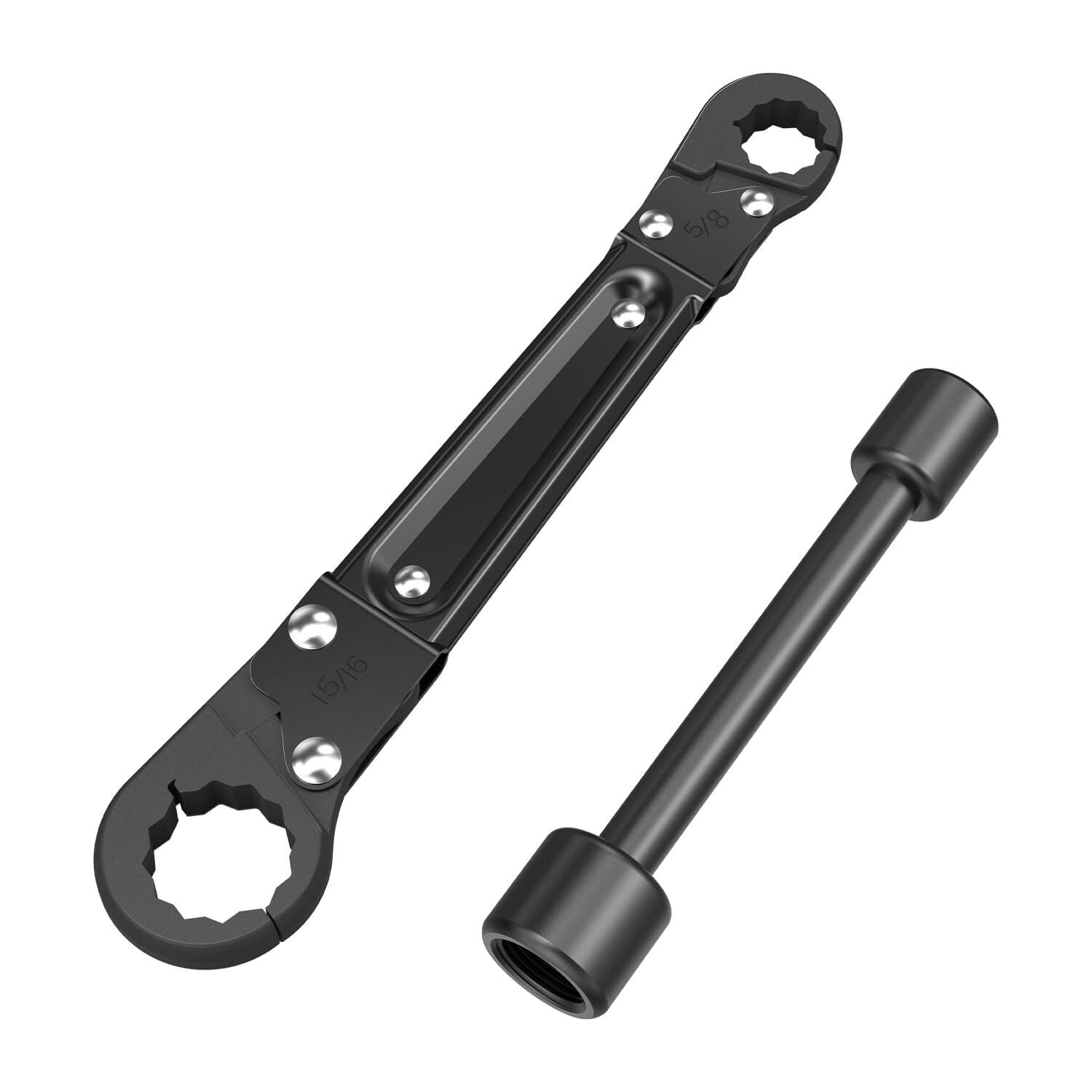 Holdly Plumbing Tools Angle Stop Wrench Kit Adjustable Wrench ...