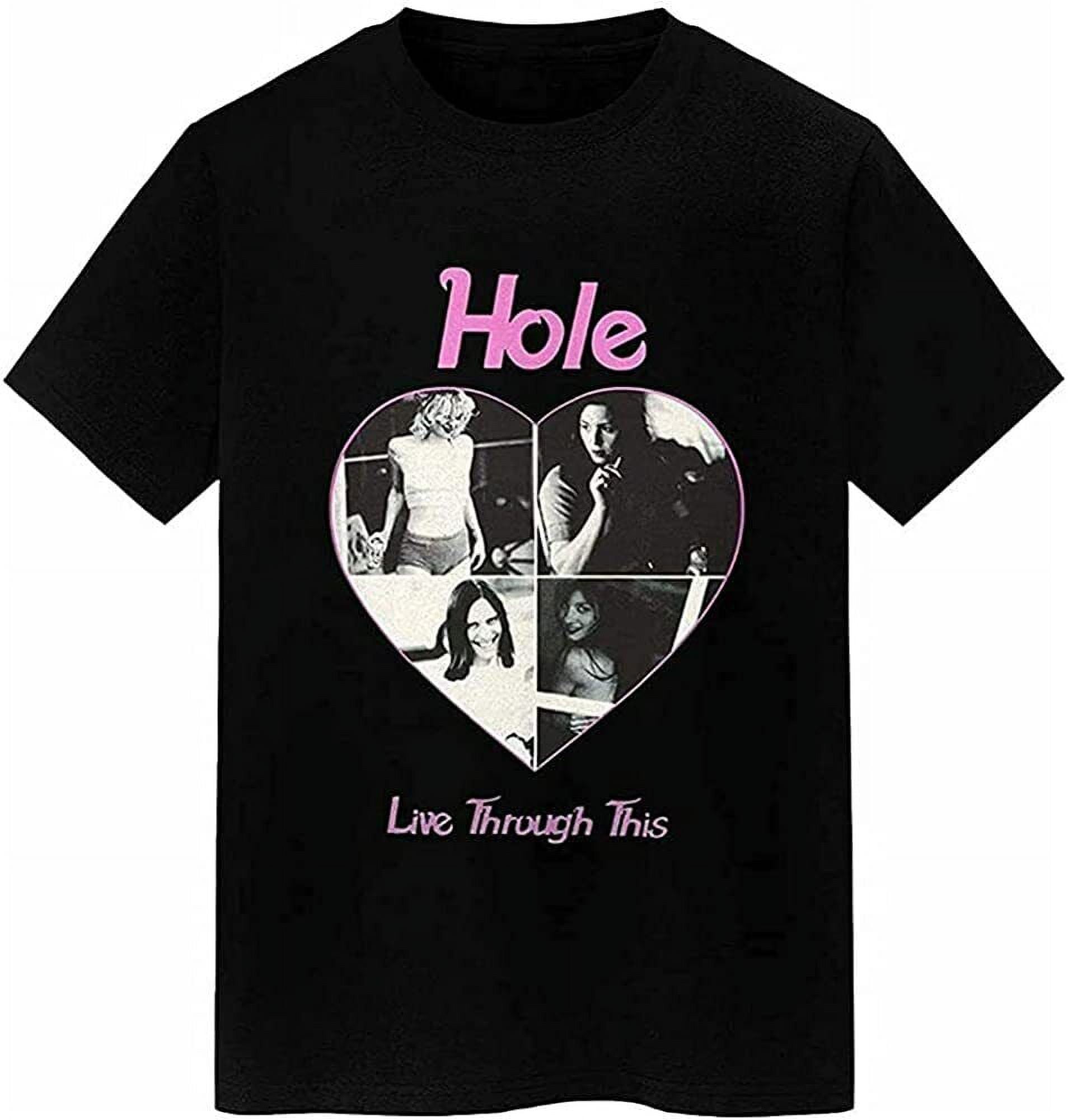 Hole Band Courtney Love Men's Cotton Black All Size Shirt - Walmart.com