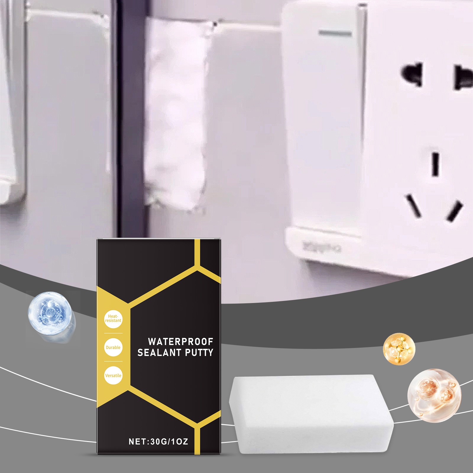 Hole Filler Putty for Walls,Wall Putty,Plumbers Putty,Waterproof ...