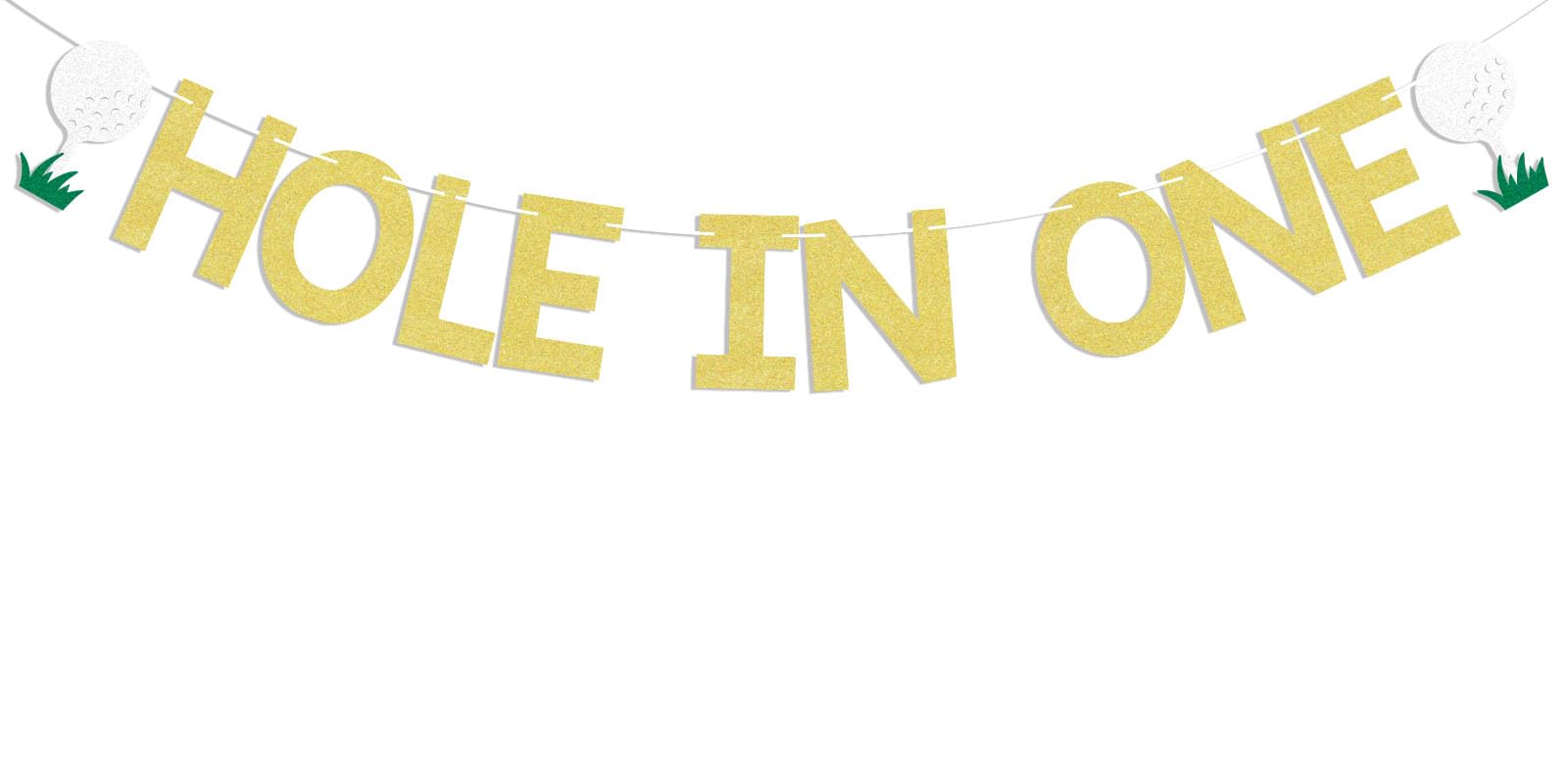 Hole In One Banner - Golf SMROne, Golf Themed 1st Birthday Party Sign ...